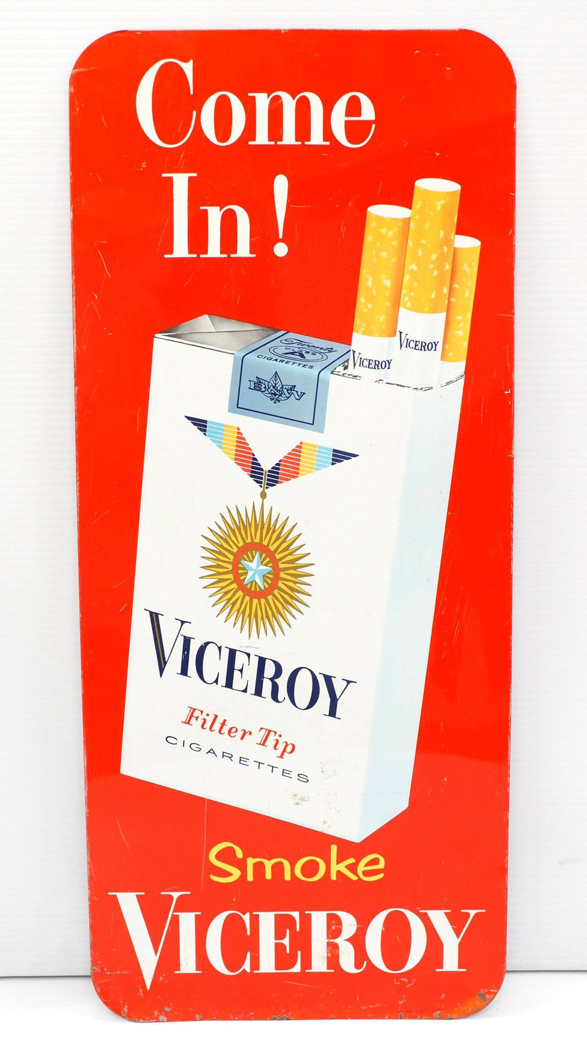 Viceroy Cigarettes Sign Auction