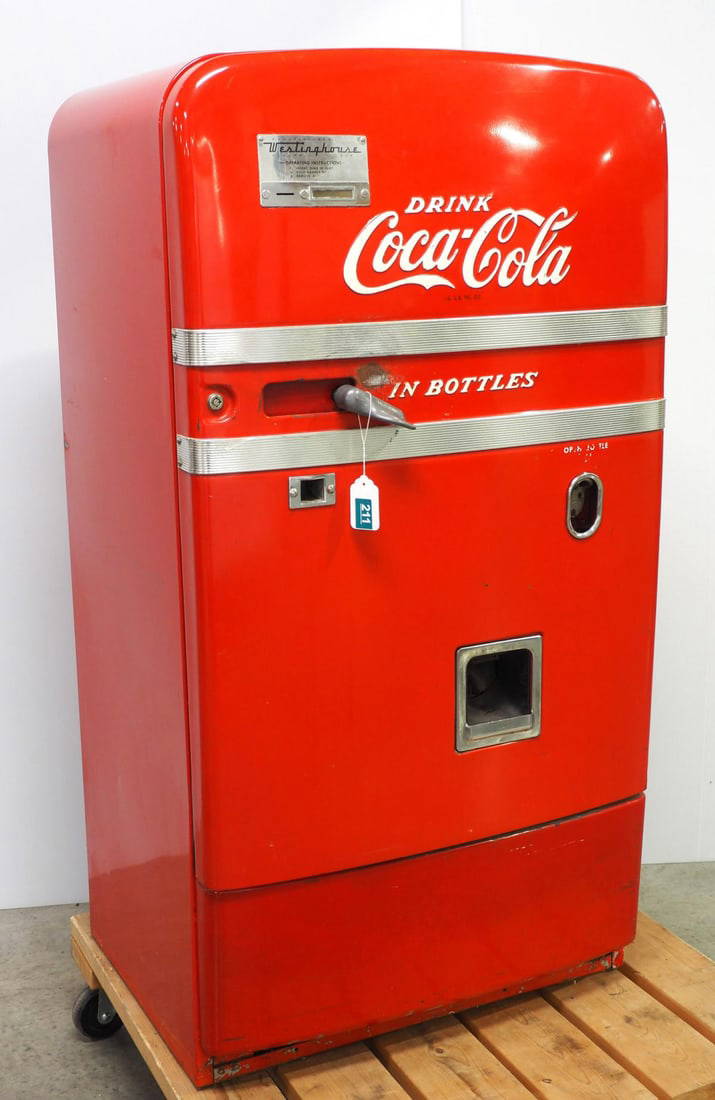 Westinghouse Coca Cola Pop Machine Auction