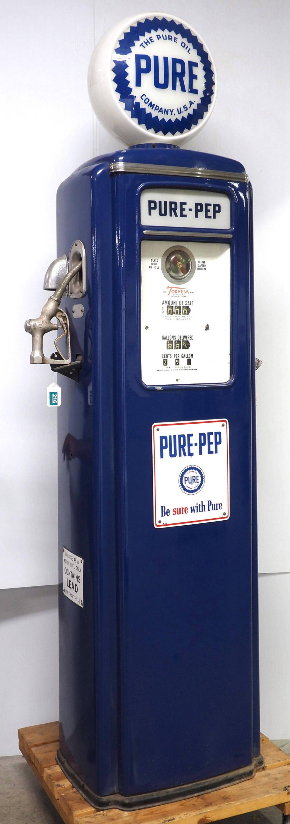 Tokheim Model 39 Gas Pump Auction