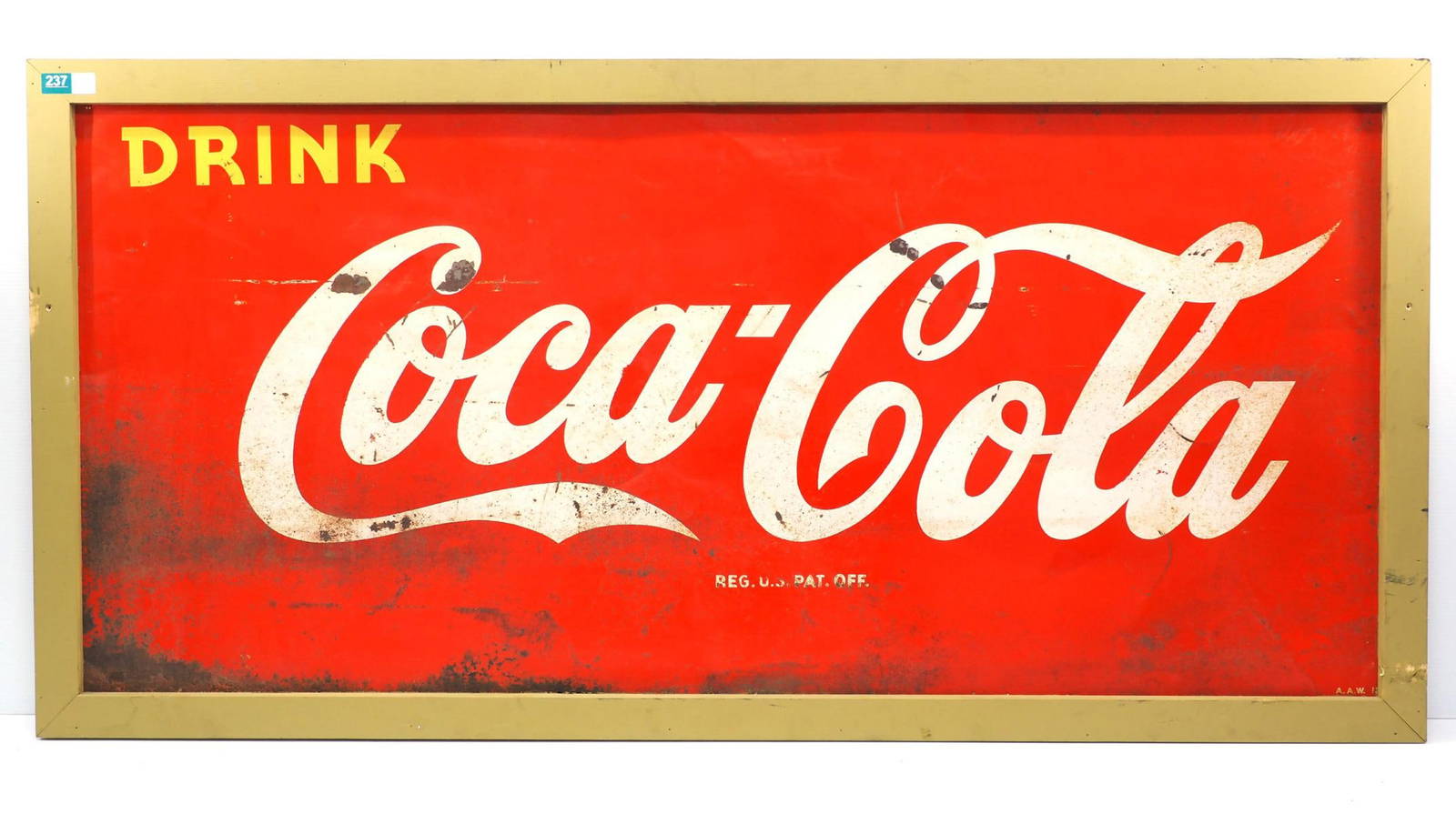 Drink Coca Cola Sign Auction