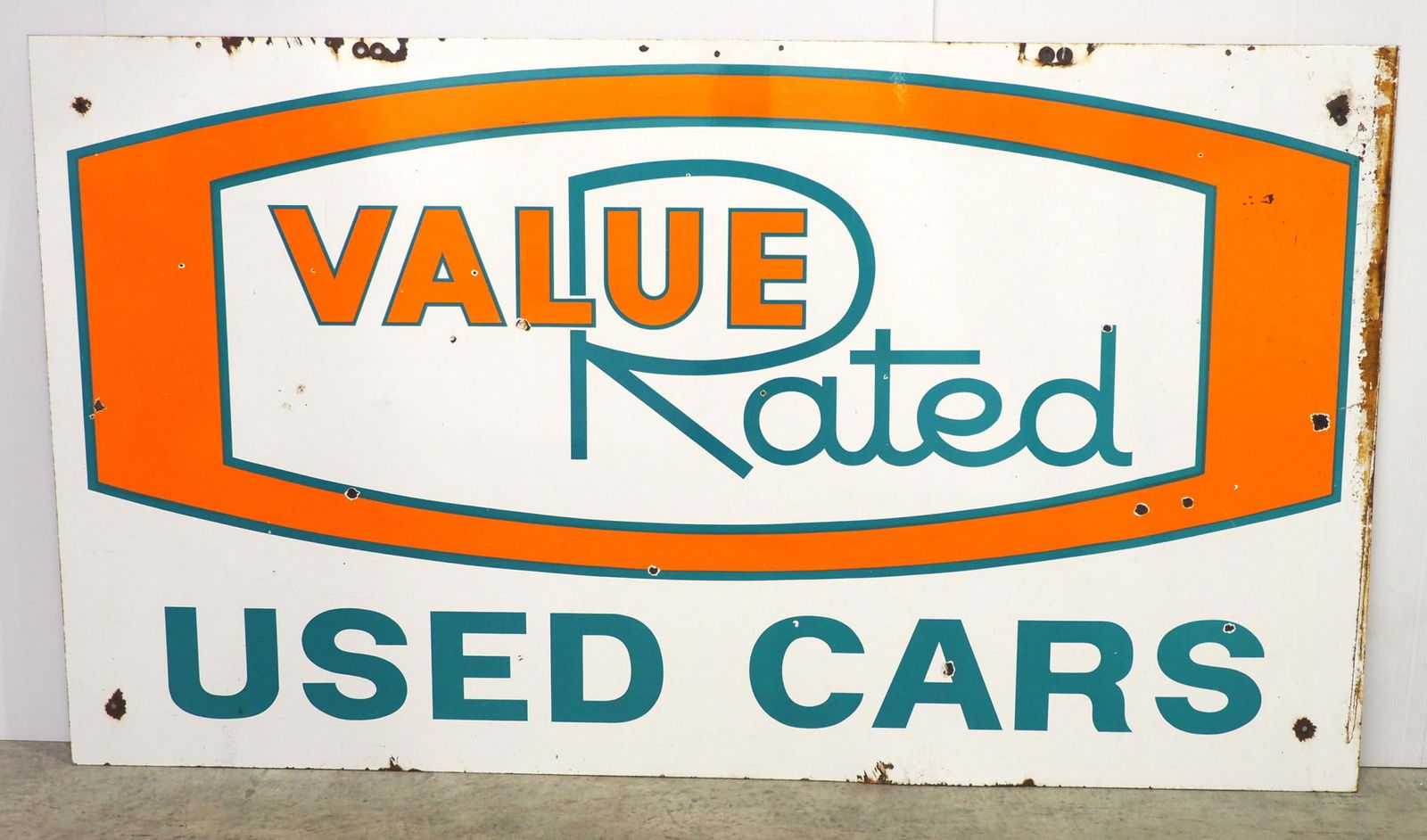 Value Rated Used Cars Sign Auction