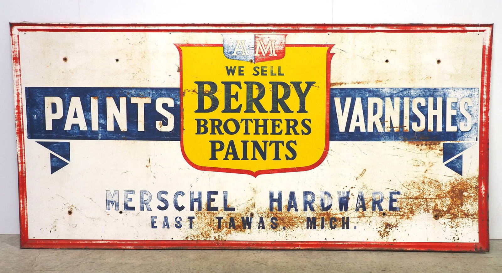 Berry Brothers Paints & Varnishes Sign Auction