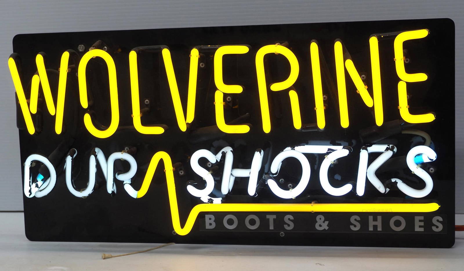 Neon Wolverine Durashock Sign Auction
