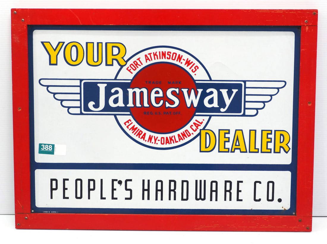 Your Jamesway Dealer Sign Auction