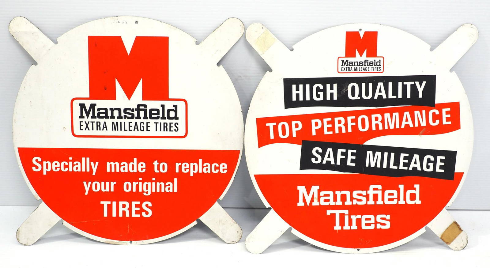 Mansfield Tires Tire Signs Auction