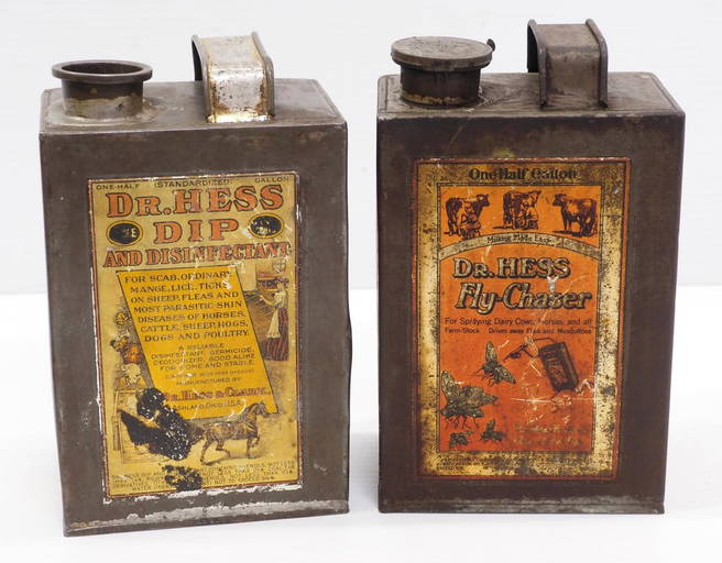 Dr Hess Dip & Fly Chaser Half Gallon Tins