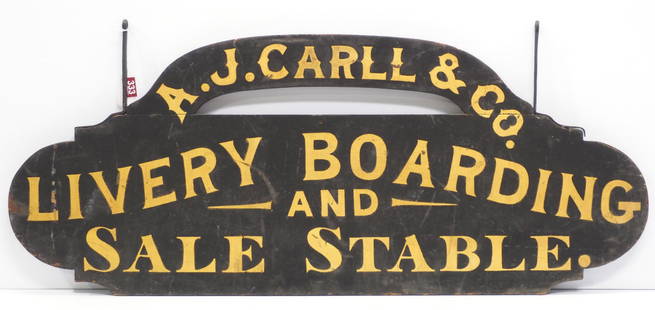 Antique & Vintage Trade Signs for Sale in Online Auctions