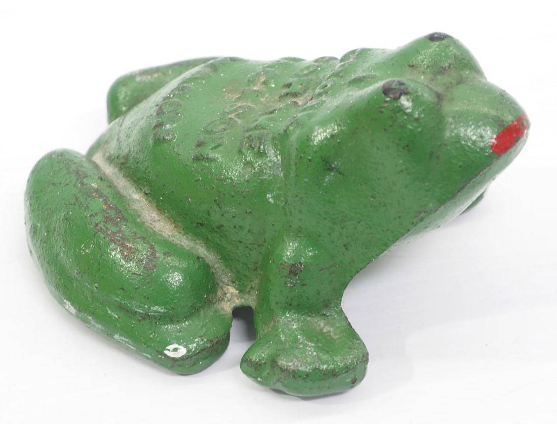 Croak For The Jackson Wagon Advertising Frog Auction