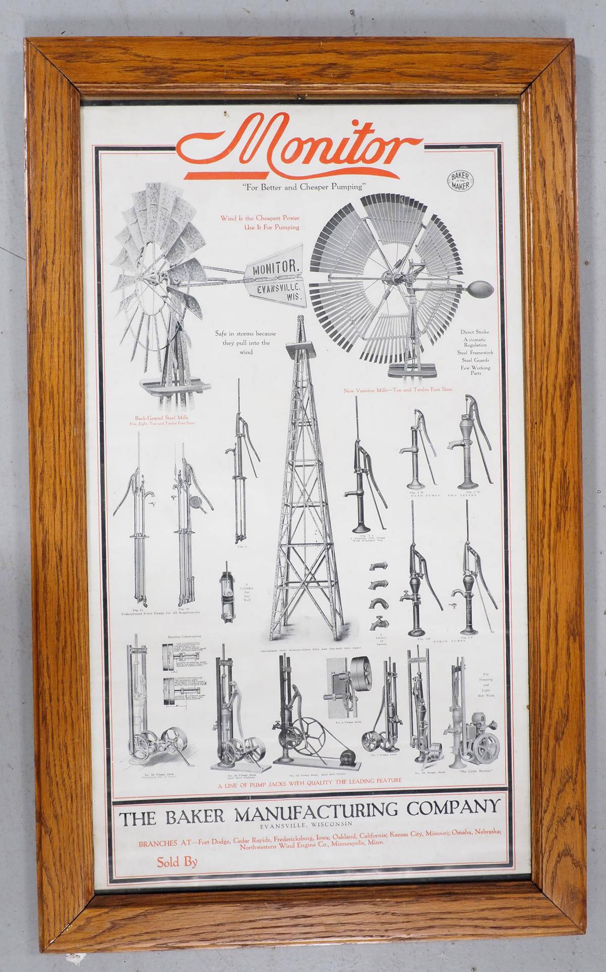 Monitor Windmill Product Dealer Poster Auction
