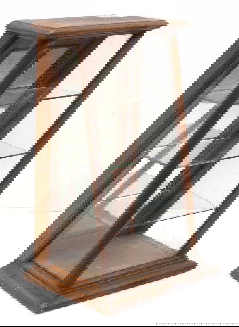 Countertop Country Store Slant-front Display Case Auction