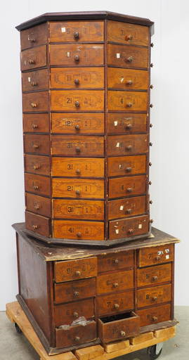 Very Large Octagon Wooden Bolt Bin