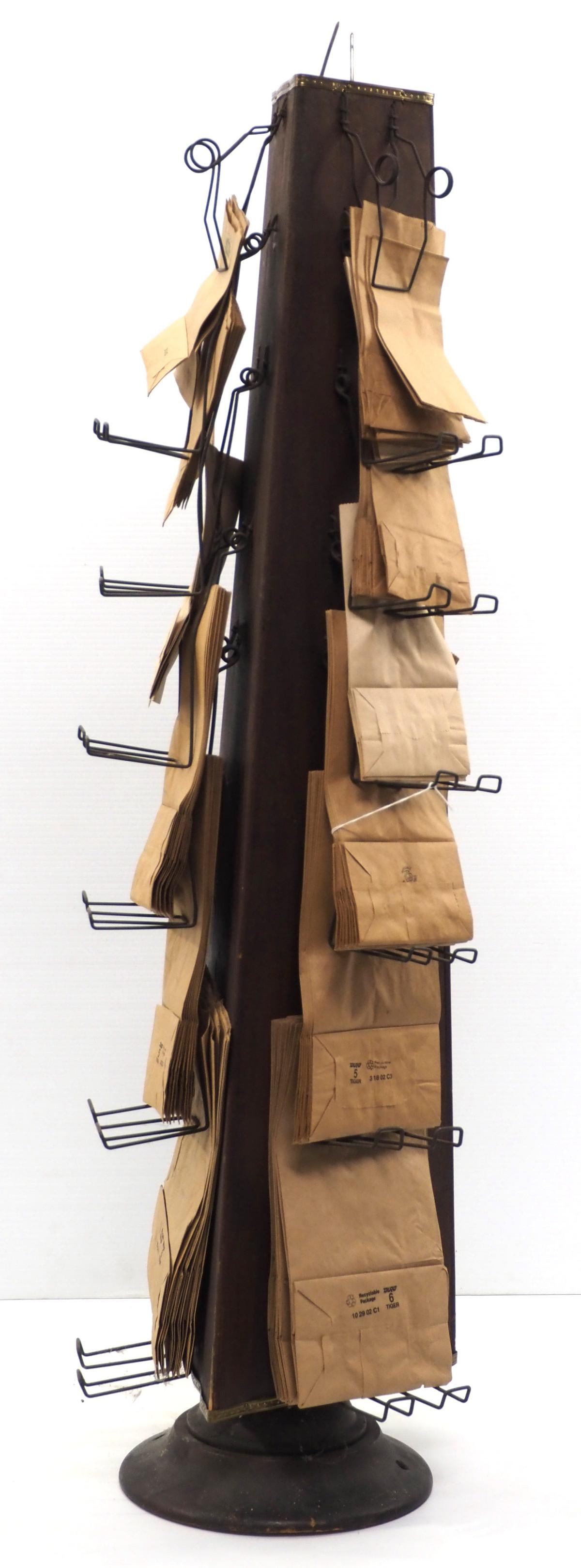 Countertop Country Store Paper Bag Holder Auction