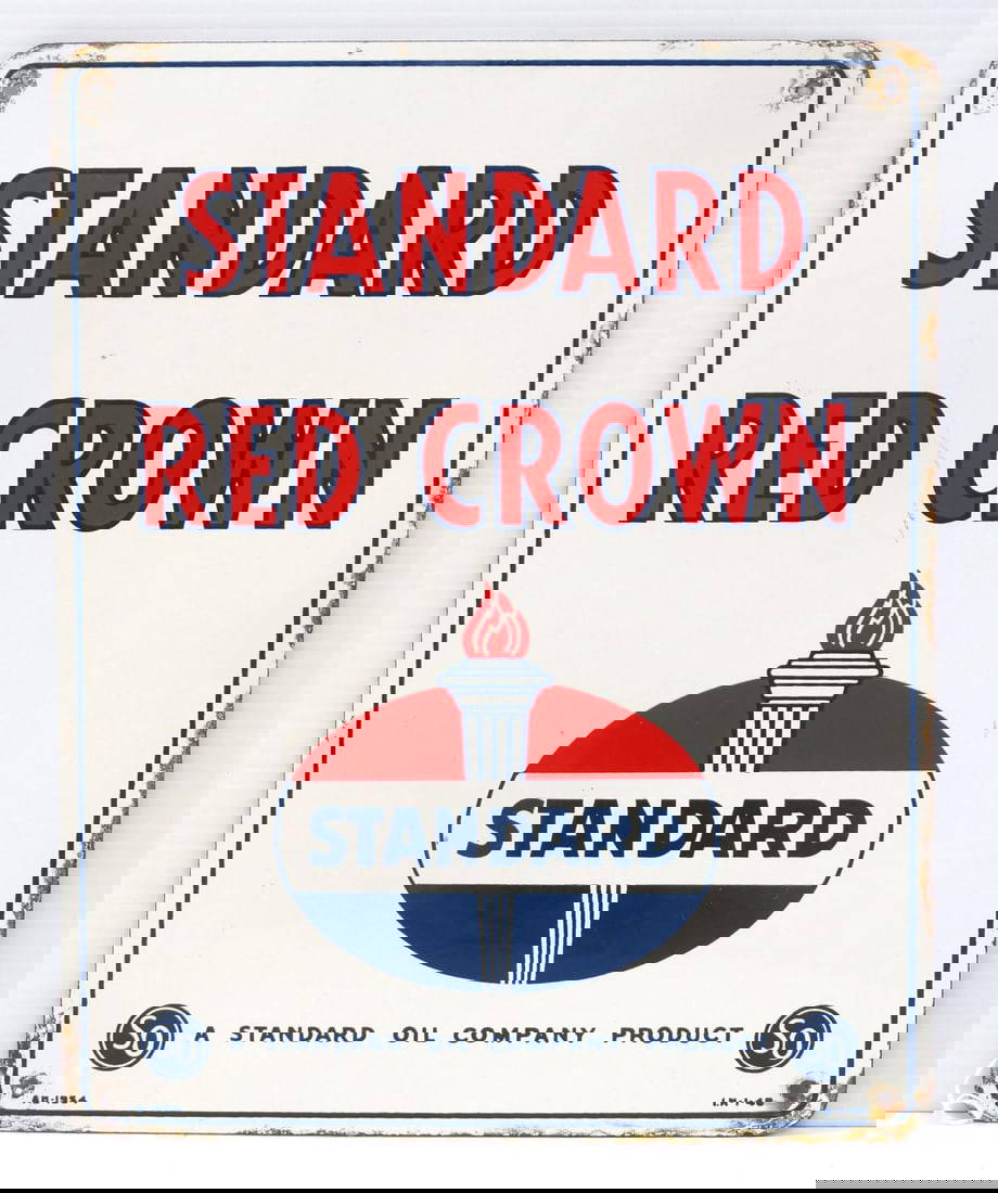 Standard Red Crown Sign Auction