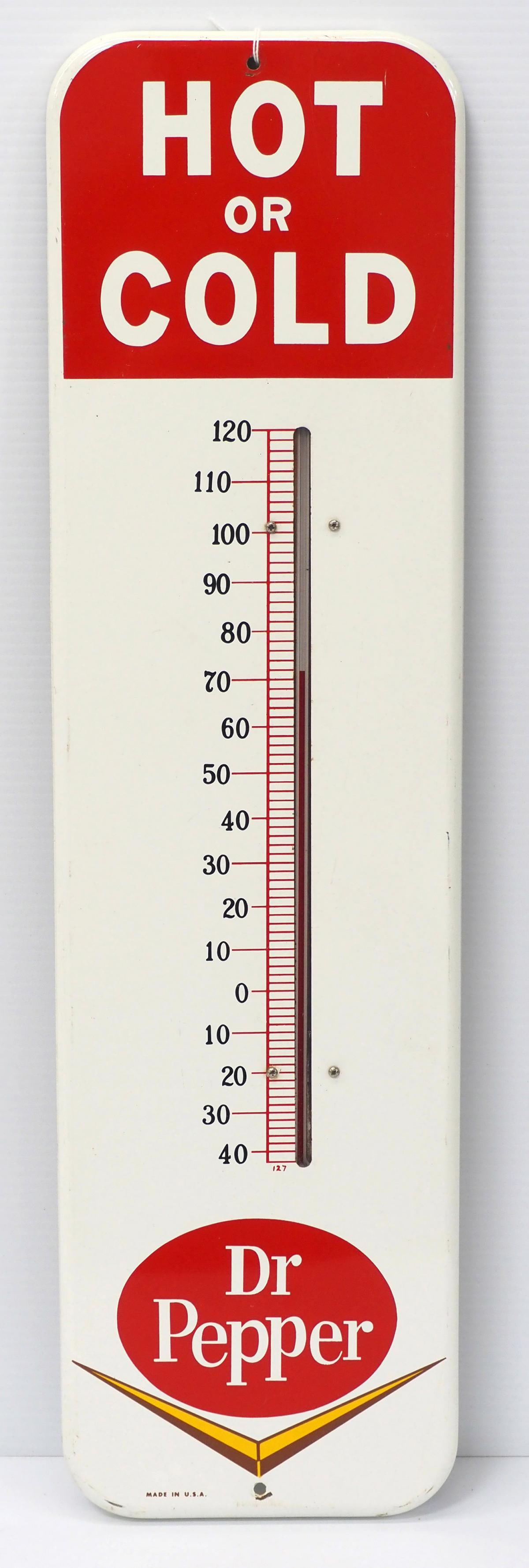 Dr Pepper Thermometer Auction