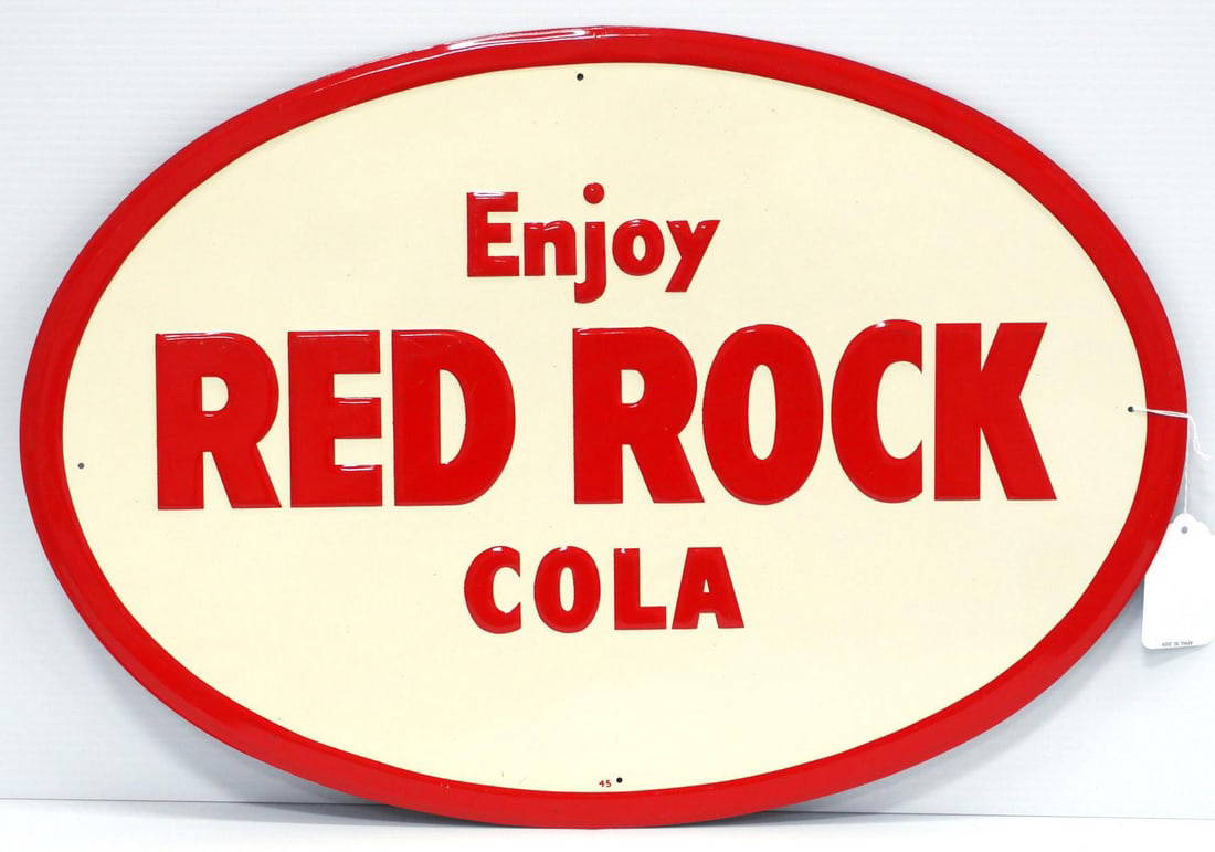 Enjoy Red Rock Cola Sign Auction