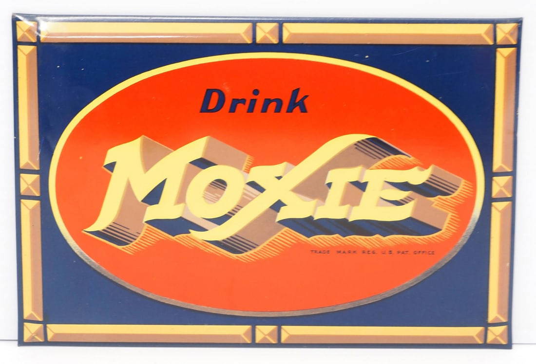 Drink Moxie Sign Auction