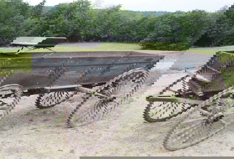 The Swab Early Horse Drawn Box Wagon