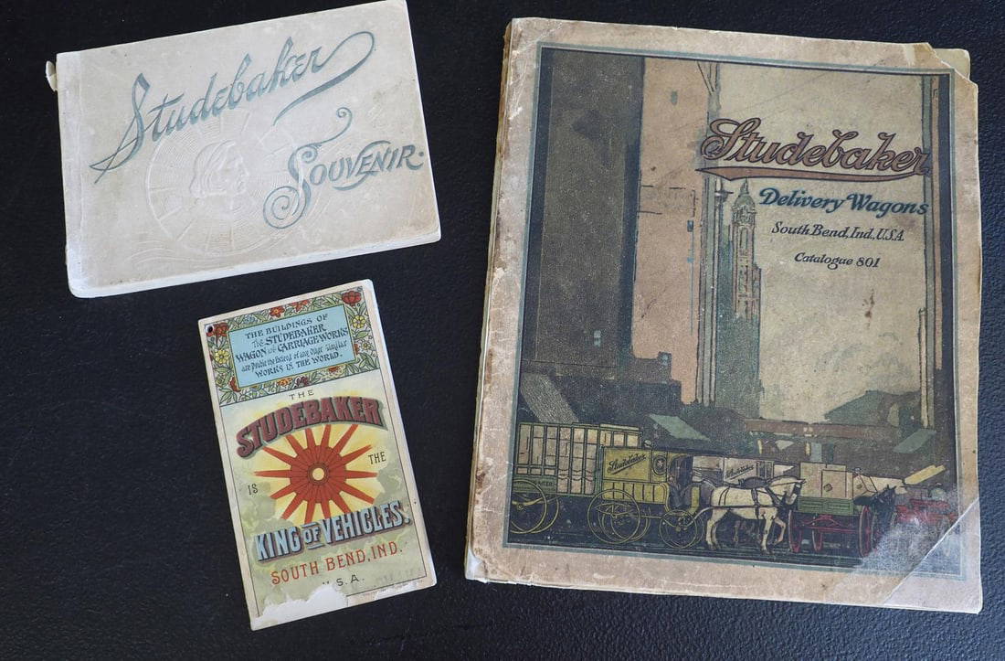 (3) Studebaker Paper Advertising Auction