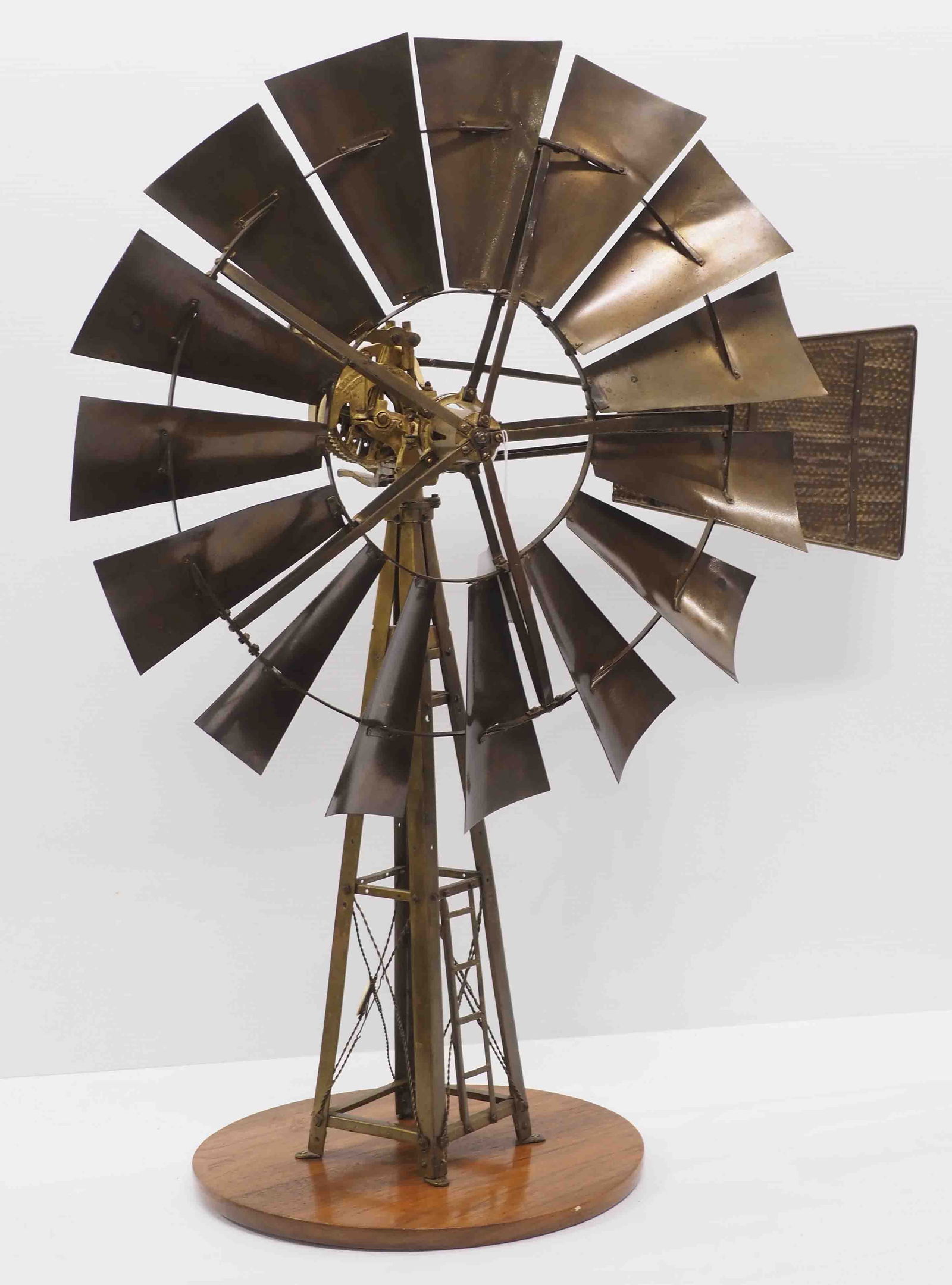Salesman Sample Samson Brass Windmill Auction
