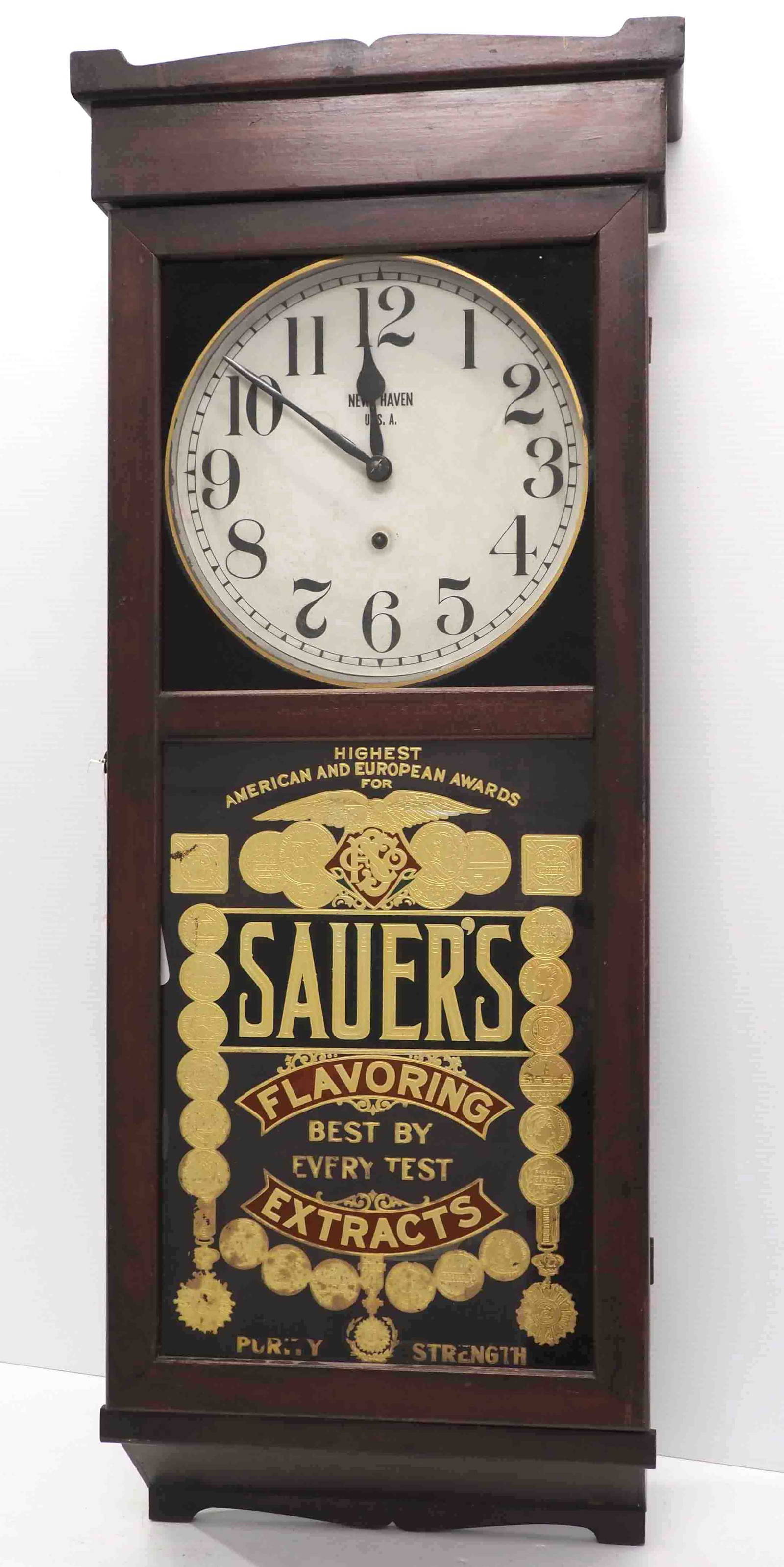 Sauer's Flavoring Extracts Advertising Wall Clock - Jun 07, 2025 ...