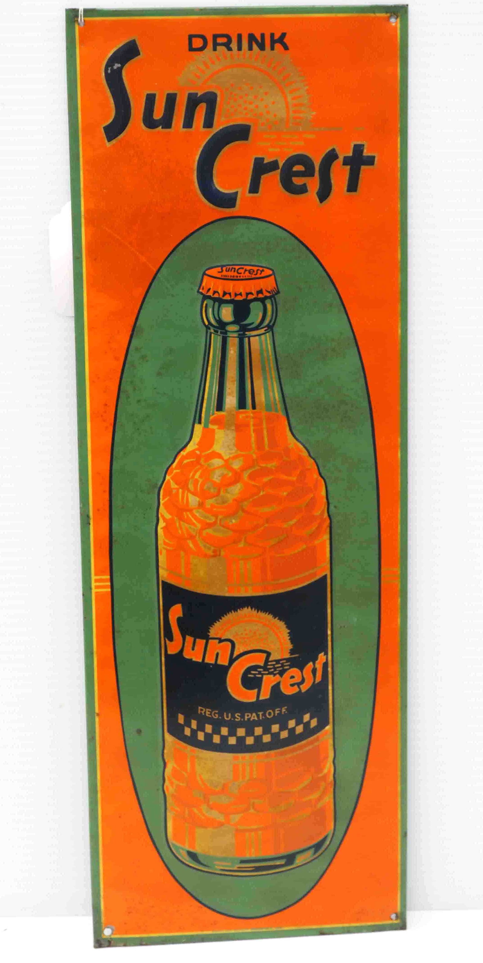 Suncrest Drink Sign Auction