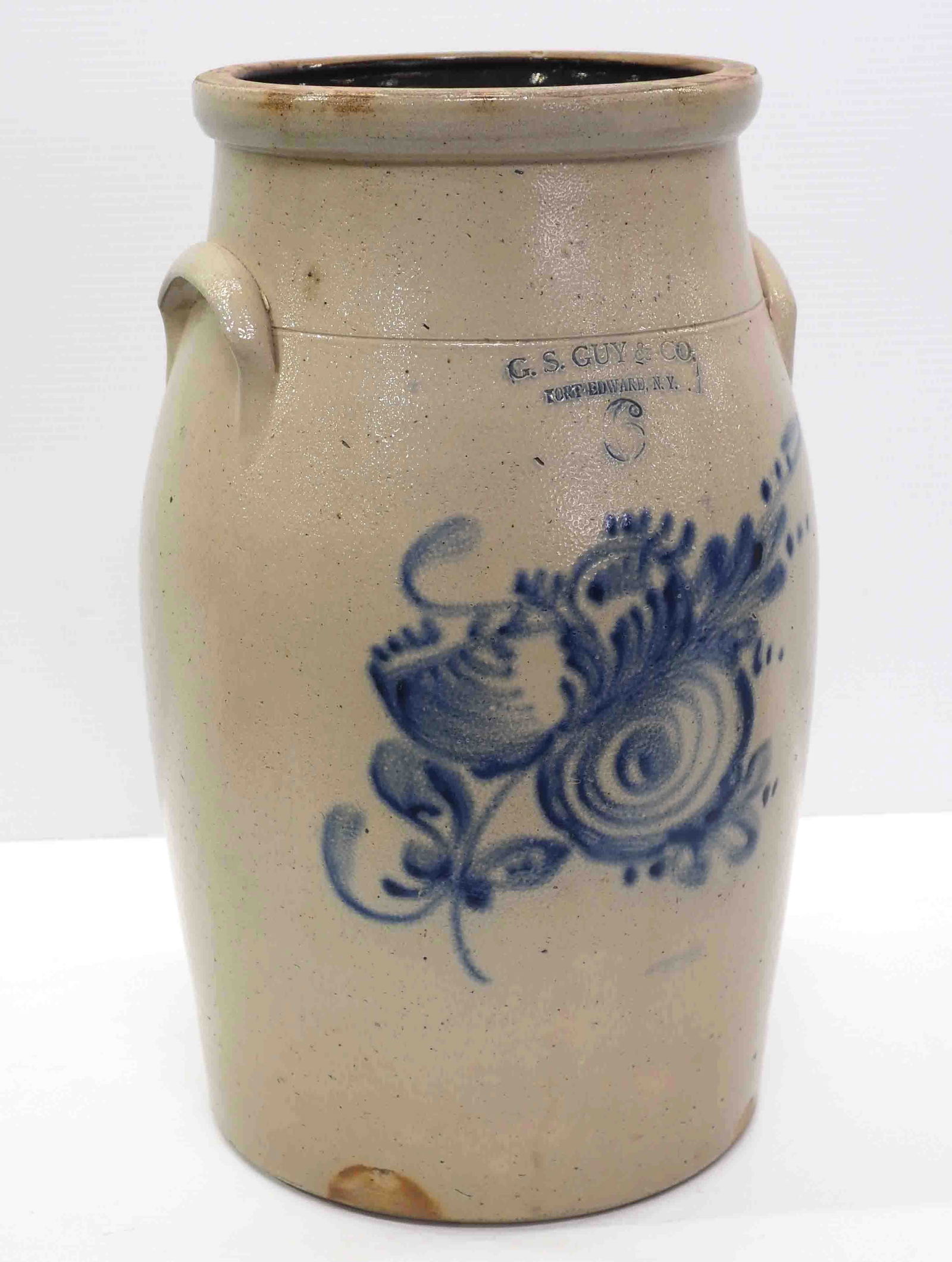 G.s. Guy & Co., Fort Edward, N.y. 6-gallon Crock Auction