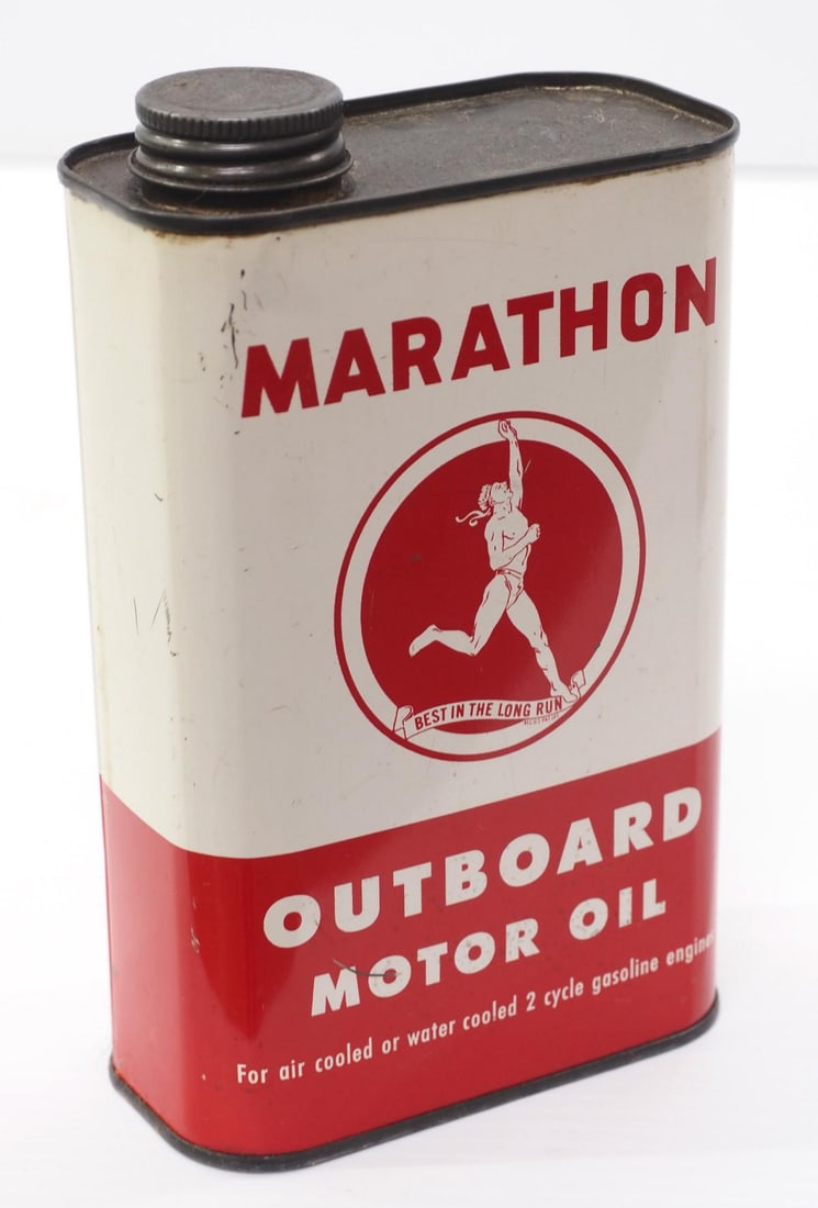 Marathon Outboard Motor Oil 1-quart Tin - Aug 02, 2025 | Chupp Auctions ...