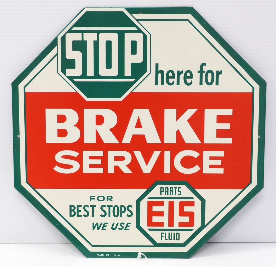 Stop Here For Brake Service Sign - Aug 02, 2025 | Chupp Auctions & Real ...