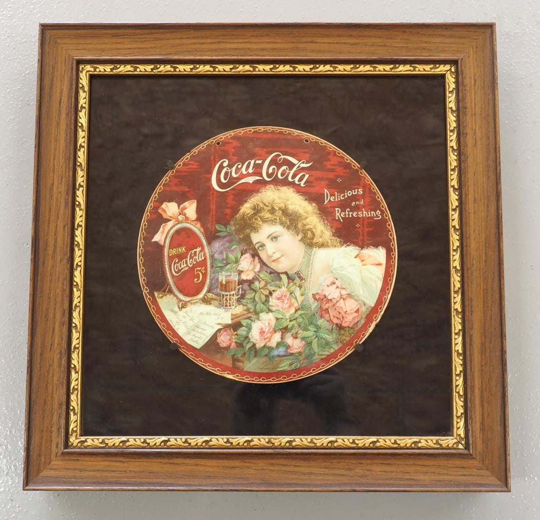Rare! Coca Cola Advertisement Dated 1900 Auction
