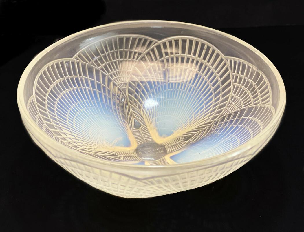 Rene Lalique Coquilles Bowl, Sea Shell Designs