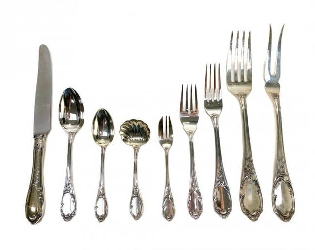 Buccellati Italian Silver Flatware for 12 in Versailles - Dec 05, 2021 ...