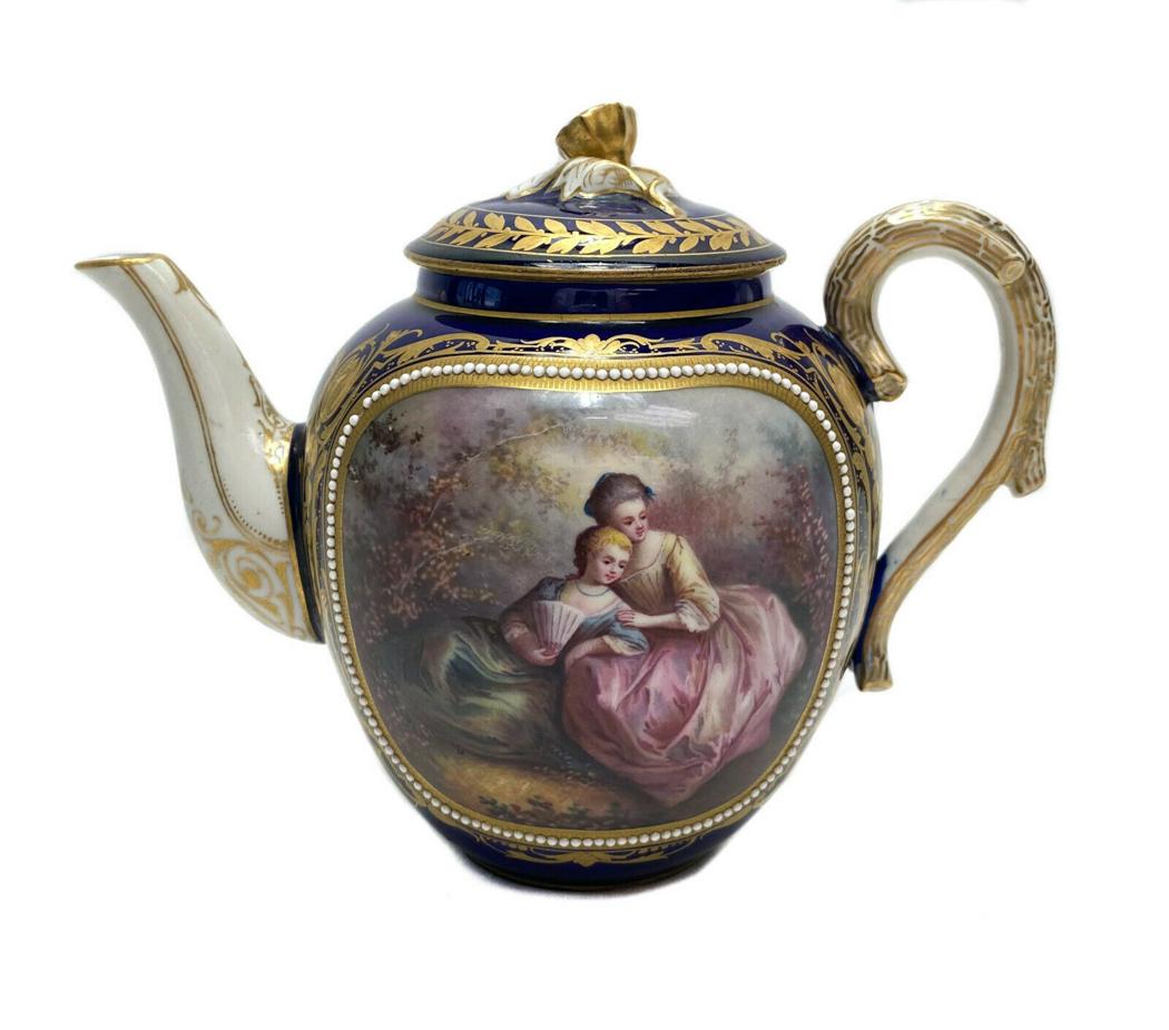 Sevres France Hand Painted Porcelain Teapot - Dec 05, 2021 | Taylor ...