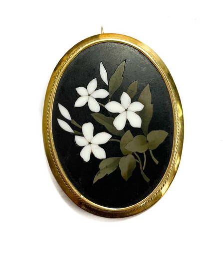 18k Gold Pieta Dura Pin Brooch - Nov 06, 2022 | Taylor & Harris in CA