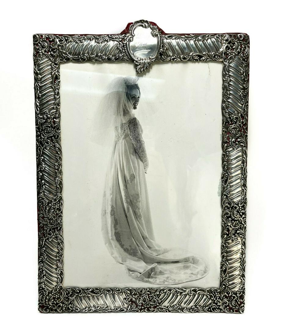 Goldsmiths & Silversmiths Sterling Silver Photo Frame