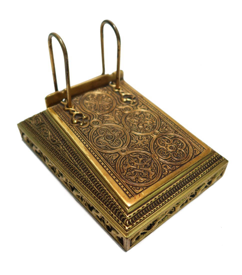 Tiffany Studios New York Gilt Bronze Venetian Ermine Calendar Stand ...