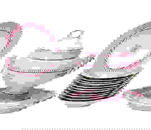 George Grainger Worcester Soupe Bowls With Tureen Auction