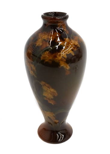 Rookwood Glazed Pottery Vase By Howard Altman #843c, 1902 Goldenrods