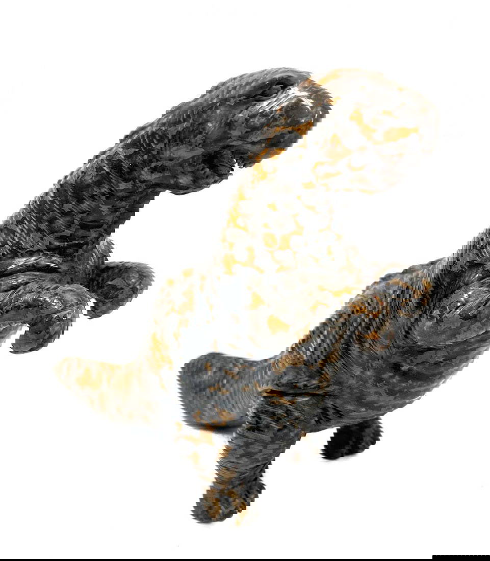 Carved Jasper Specimen Of A Tyrannosaurus Rex, 20th / 21st Century Auction