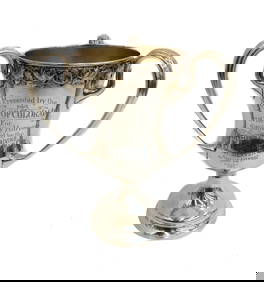 George Ohr Pottery Joe Jefferson Snake Handled Mug Or Cup