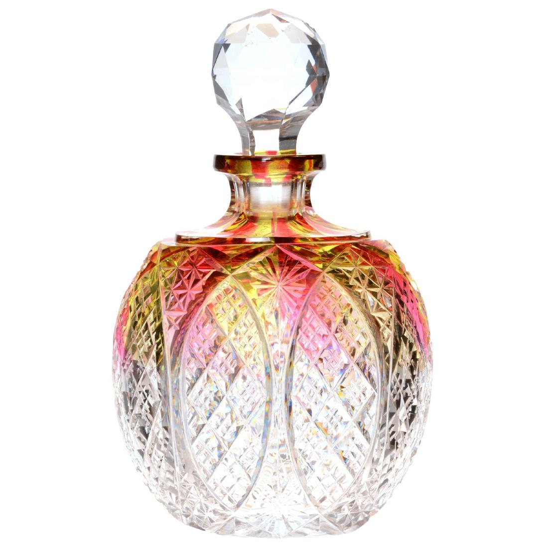 Rainbow To Clear Cologne Bottle