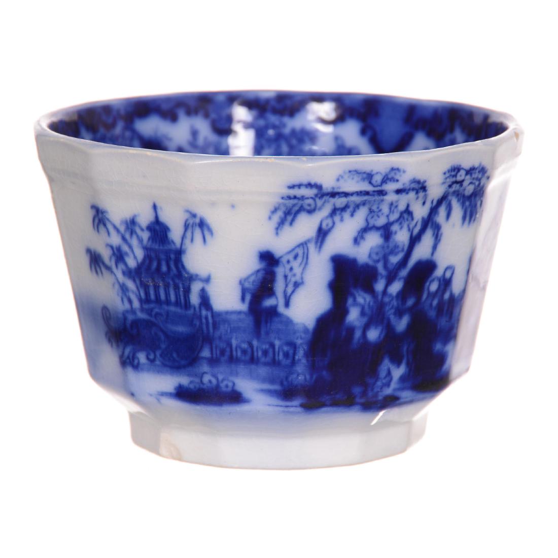 Flow Blue Scinde Pattern Waste Bowl