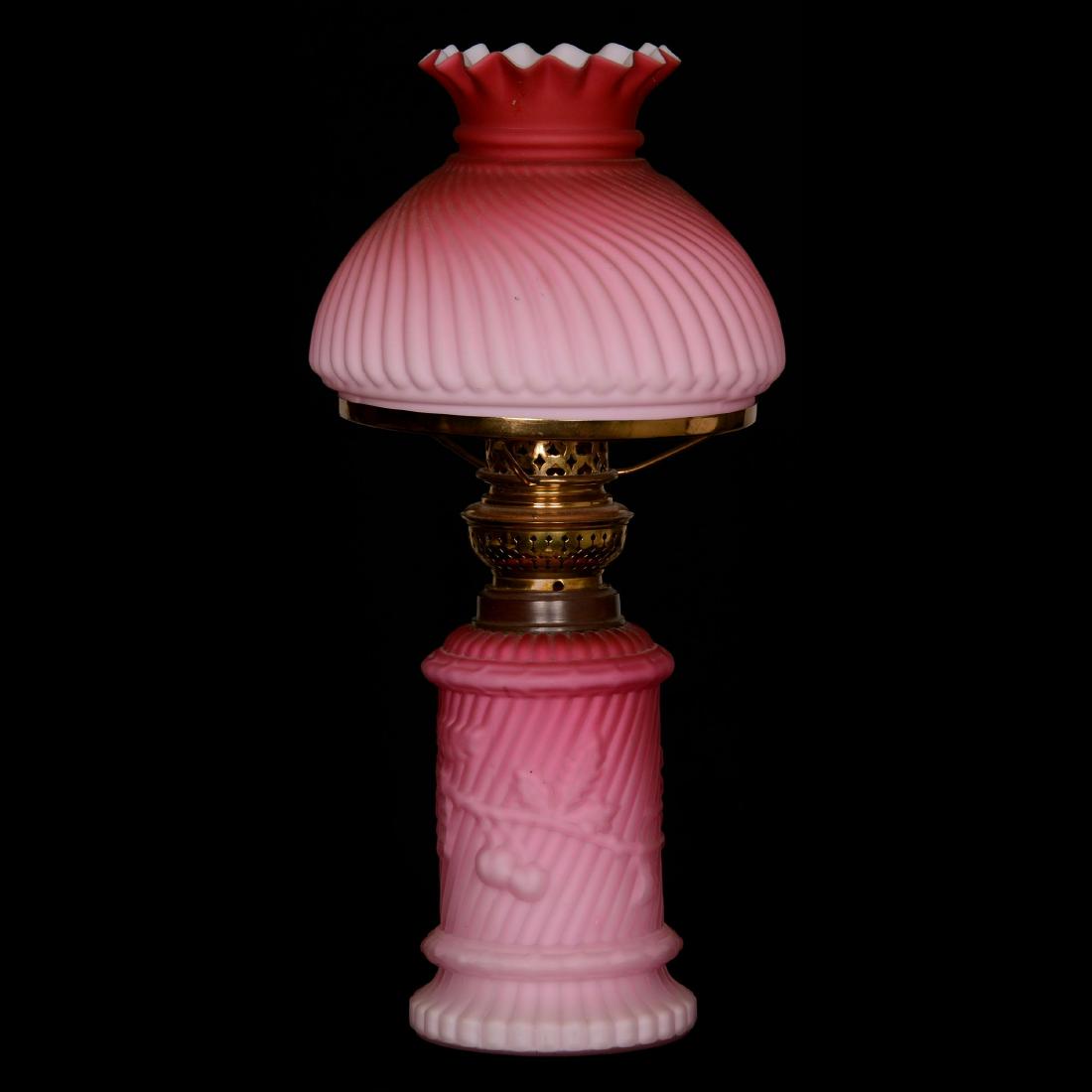 Miniature Art Glass Lamp