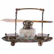 Ink Well & Stand - Unmarked Wave Crest - 3.75" X 6" - Sep 07, 2018 ...