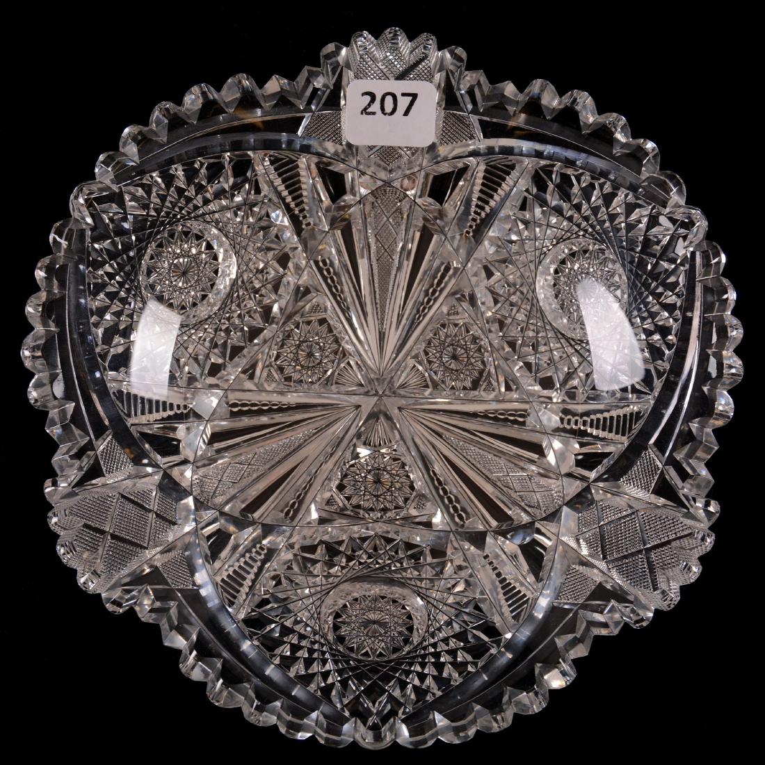 Plate 7" Signed Libbey Wedgemere Pattern