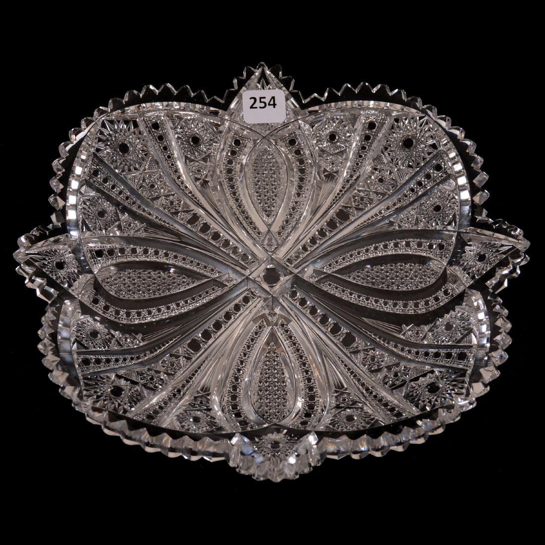 Plate - 9.75" - Signed Libbey Aztec Pattern