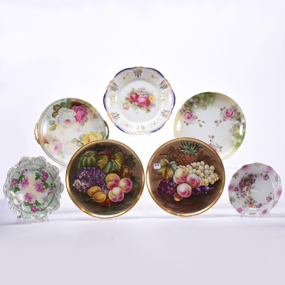 (7) Assorted German Plates