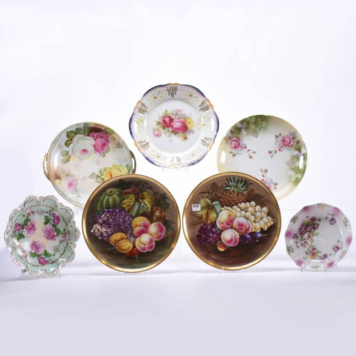 (7) Assorted German Plates