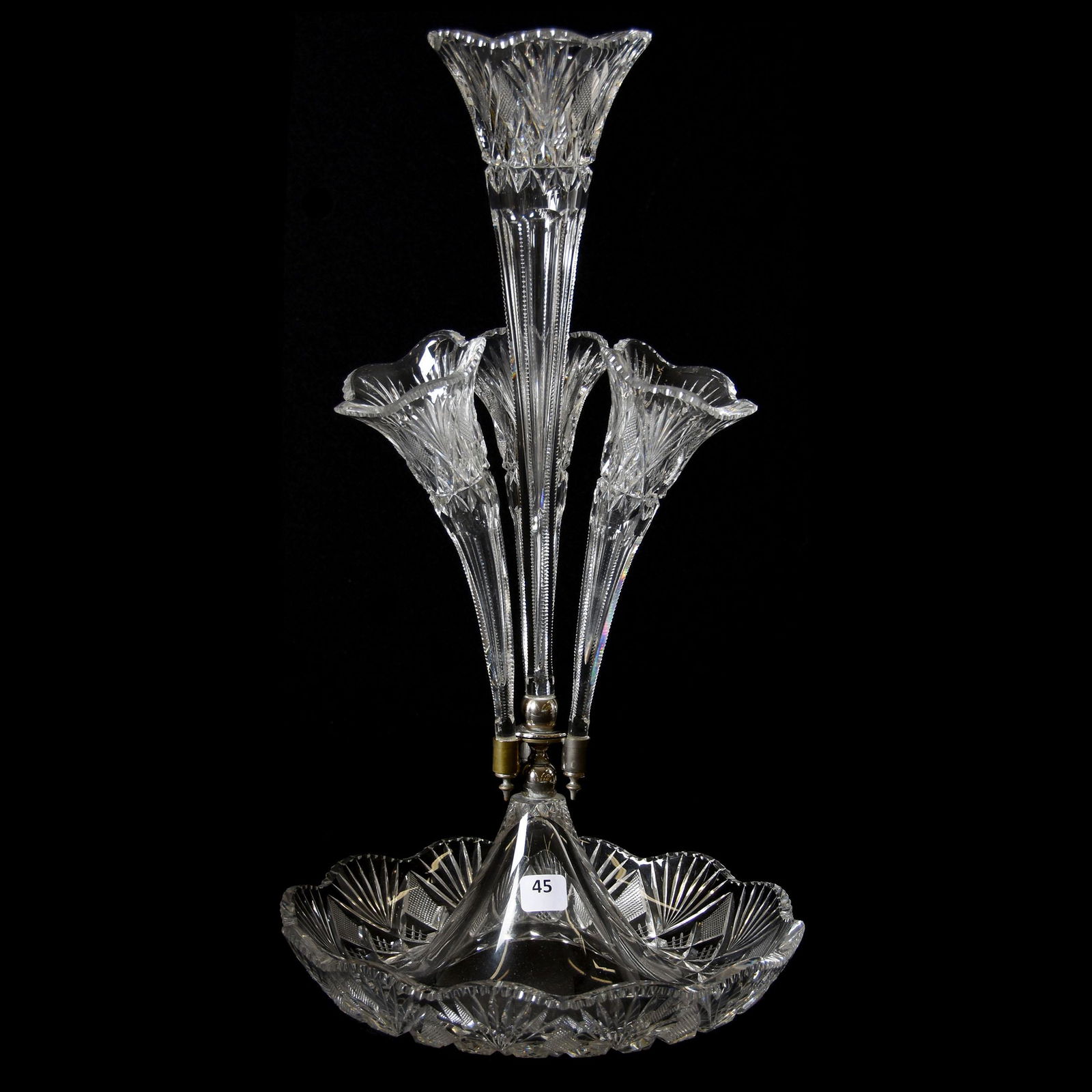 Epergne, ABCG, Hawkes St. Regis Pattern - Oct 12, 2019 | Woody Auction ...