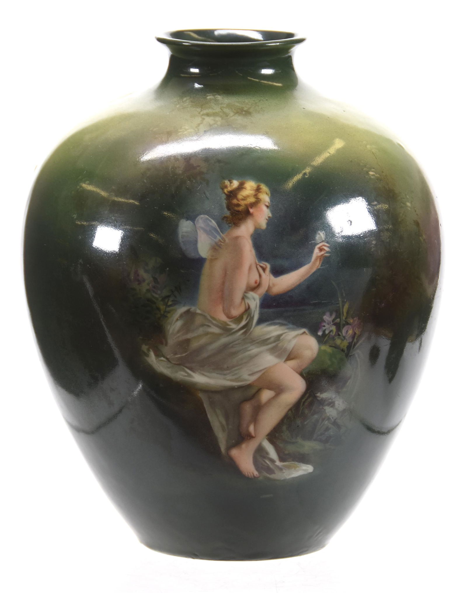 Large Vase, Marked Royal Bayreuth, Nymph Decor - Oct 12, 2019 | Woody ...