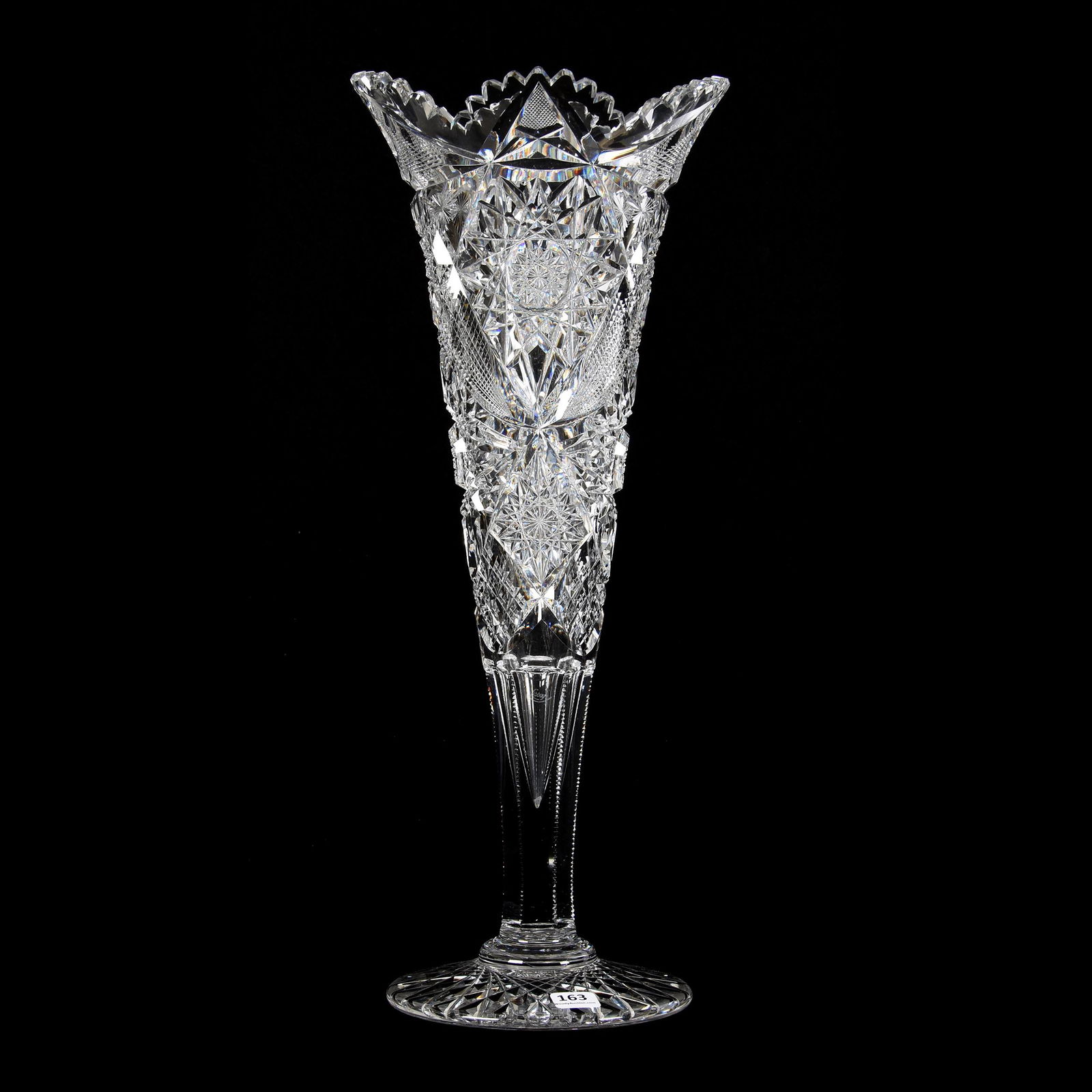 Trumpet Vase, ABCG, Colonna Pattern by Libbey - May 16, 2020 | Woody ...